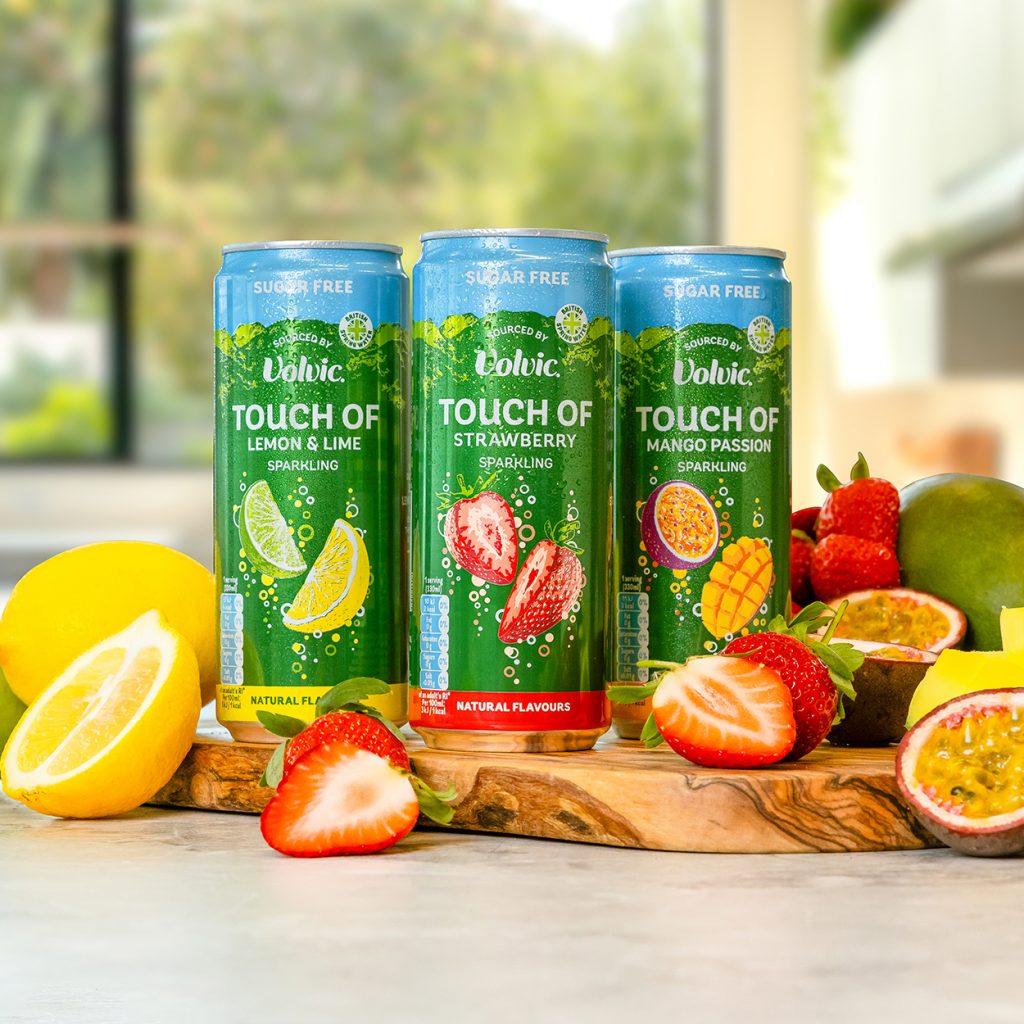 Volvic Introduces Touch Of Fruit Sparkling Sugar Free: A Refreshing ...